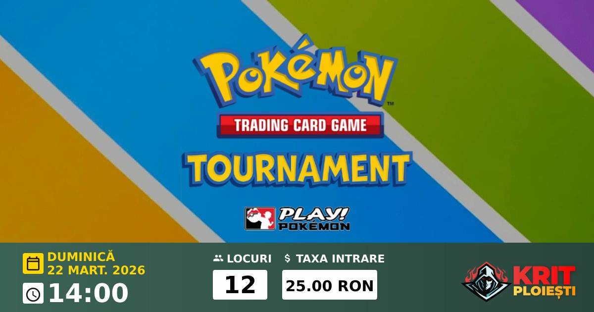 Pokemon - Tournament – KRIT | Krit.ro