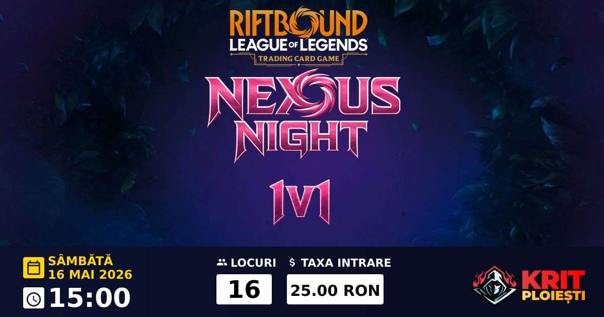 Riftbound - Nexus Night (1v1) – KRIT | Krit.ro
